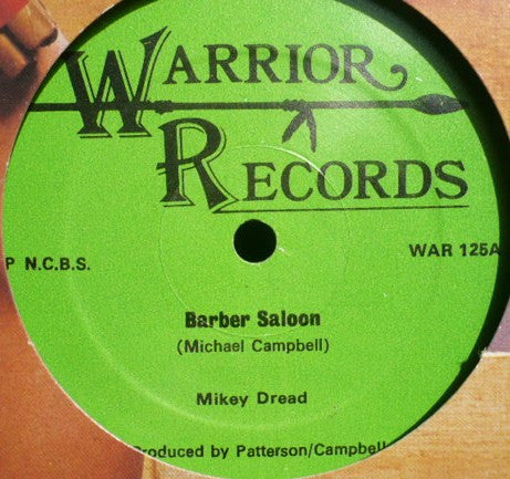 Buy Mikey Dread / Carlton Patterson : Barber Saloon / Wash Wash (12 ...
