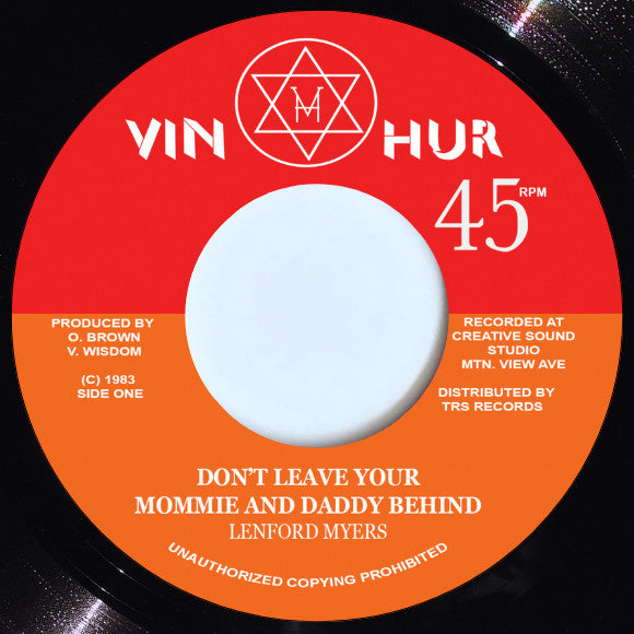 Buy Lenny Mairs : Don't Leave Your Mommie And Daddy Behind (7", RE ...