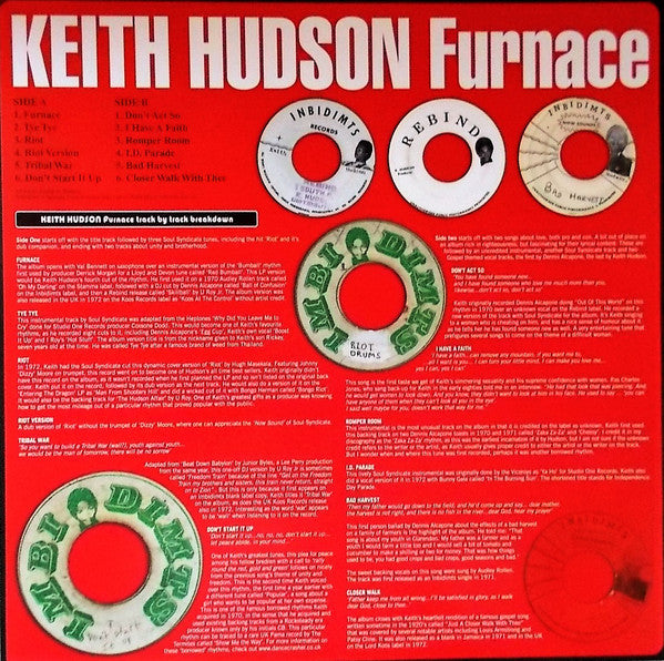 Buy Keith Hudson : Furnace (LP, Album, Ltd, RE, 180) Online for a great ...