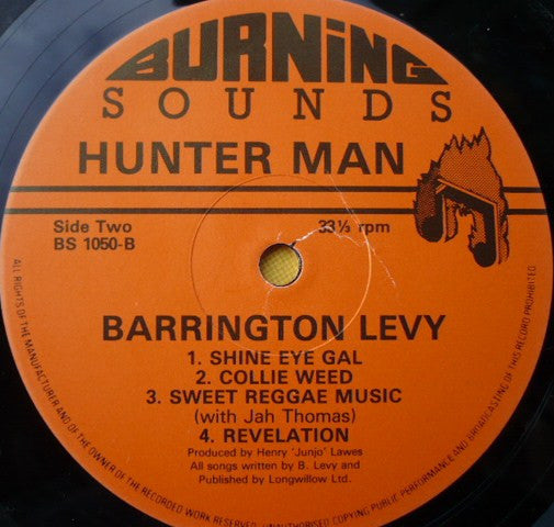 Buy Barrington Levy : Hunter Man (LP, Comp) Online for a great price