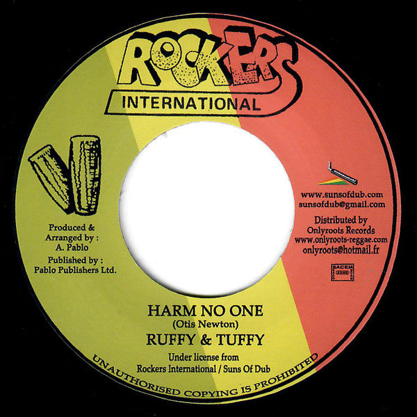 Buy Ruffy & Tuffy : Harm No One (7", RE) Online for a great price
